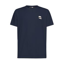 K by KARL LAGERFELD Karl Lagerfeld T-Shirt Herren Gr&ouml;&szlig;e L navy / wei&szlig;