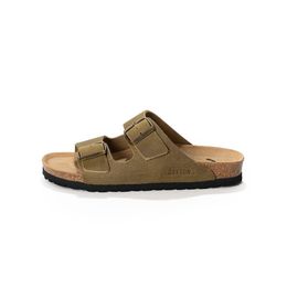 Bayton Pantolette 'Athena' Damen Gr&ouml;&szlig;e 37 khaki