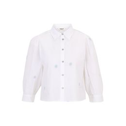 Only Petite Bluse 'ONLCANDY' Damen Größe L hellblau / gelb / weiß