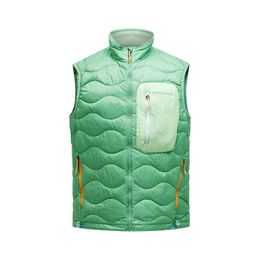 Peak Performance Daunenweste M Helium Utility Down Vest Herren Gr&ouml;&szlig;e S gr&uuml;n
