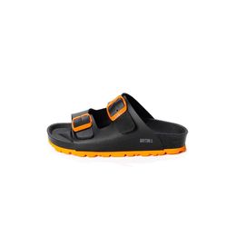 Bayton Pantolette 'Atlas' Jungen Gr&ouml;&szlig;e 31 orange / schwarz