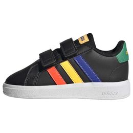 adidas originals Sportschuh 'Grand Court 2.0' Jungen Gr&ouml;&szlig;e 19 blau / gelb / gr&uuml;n / schwarz