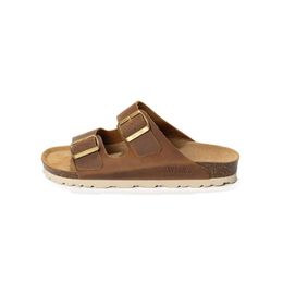 Bayton Pantolette 'Atlas' Damen Gr&ouml;&szlig;e 36 camel