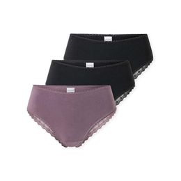 Schiesser Panty ' Modern Multipacks ' female Purple, Black size 38
