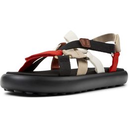 Camper Sandale 'Pelotas Flota' Herren Größe 41 beige / rot / schwarz / weiß
