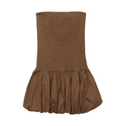 Pull&Bear Pull&Bear Kleid Damen Größe 42 braun Winterkleid