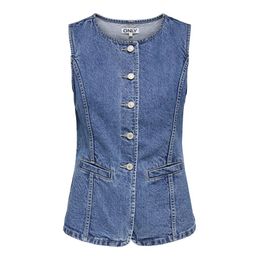 Only Weste 'ONLGIULINA' Damen Gr&ouml;&szlig;e XL blue denim