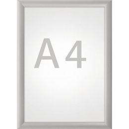 Maul Klapprahmen Maulstandard, silber, für DIN A4
