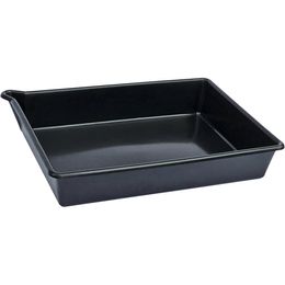 eurokraft basic PE-Kleingebinde-Universalwanne mit Ausguss, Volumen 16 l, ohne Zulassung, ohne Rost