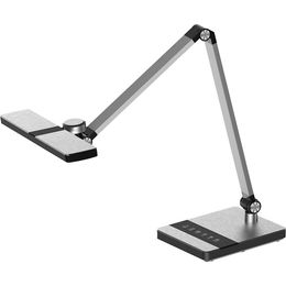 Hansa LED-Tischleuchte Nimbus, dimmbar, silber, 600 lm