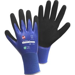 Leipold+Döhle Leipold+Döhle Handschuhe NITRIL AQUA, blau / schwarz, VE 12 Paar, Größe 7 (S)