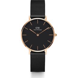 Daniel Wellington Uhr 'Petite Ashfield RG Black' Damen Gr&ouml;&szlig;e One Size gold / schwarz