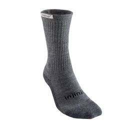 injinji Hiker Crew Bekleidung Herren grau L