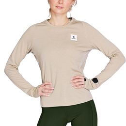 Saysky Clean Flow Long Sleeve Bekleidung Damen beige L