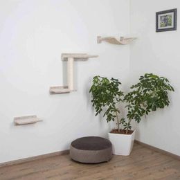 Kerbl Katzen-Kletterwand Zugspitze Holz Beige
