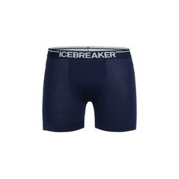 Icebreaker Sportboxershorts '150 Anatomica' Herren Gr&ouml;&szlig;e S navy / wei&szlig;