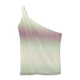 Pull&Bear Pull&bear Top Damen Gr&ouml;&szlig;e M pastellgr&uuml;n / lila / offwhite