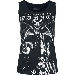 Gothicana by EMP Tank-Top with Bat Design Top schwarz in L Q225-001009 M514782