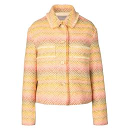 WHITE LABEL Boucl&eacute; Jacke Gelb (Gr&ouml;&szlig;e: 48)
