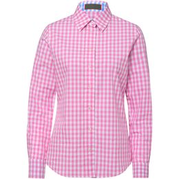 Reitmayer Langarmbluse in Vichykaro Pink (Gr&ouml;&szlig;e: 34)