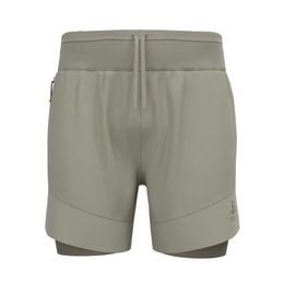 Odlo X-Alp Trail 6 Inch 2-In-1 Short Bekleidung Herren grau