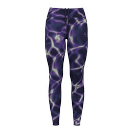 Odlo Zeroweight Print Tights Bekleidung Damen lila