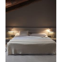 Vibia Suite 6045 Wandleuchte mit Schirmlampe links Dunkelbraun matt/Mink/Links