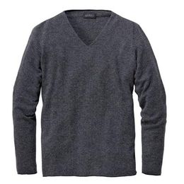Seldom Herrenpullover Merinowolle S Blau
