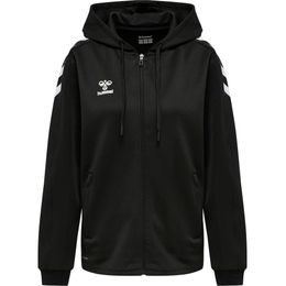 Hummel Athletic Zip-Up Hoodie 'CORE XK POLY' male Black size XL