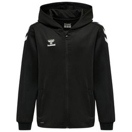 Hummel Athletic Zip-Up Hoodie 'CORE XK POLY' boy Black size 152