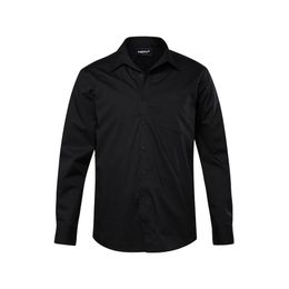 Men Plus Business Shirt male Black size XL