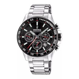 Festina Uhren - Timeless Chrono Uhr - Gr. unisize - in Silber - für Damen