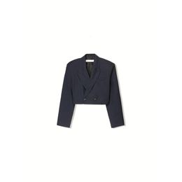 Bershka Blazer Damen Gr&ouml;&szlig;e 34 navy