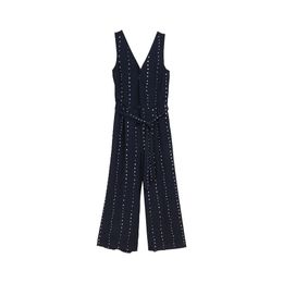 Tom Tailor Jumpsuit Damen Größe XL navy / weiß