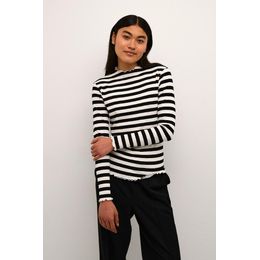 Karen Simonsen KAREN BY SIMONSEN Shirt 'Candace' Damen Größe XS schwarz / weiß