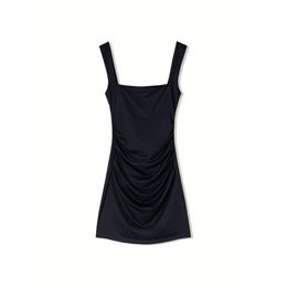 Bershka Kleid Damen Größe 38 schwarz Winterkleid