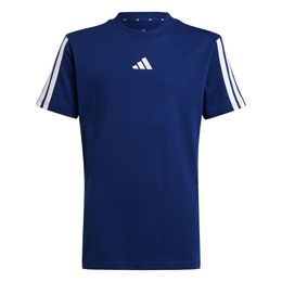 adidas Sportswear Funktionsshirt 'Essentials' Jungen Größe 152 dunkelblau / weiß