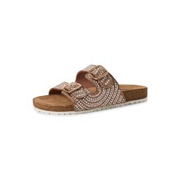 Tamaris Pantolette Damen Größe 36 gold / rosé / silber