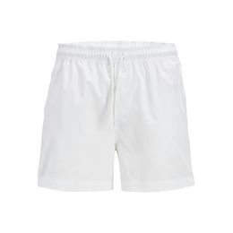 Jack & Jones JACK & JONES Badeshorts 'JPSTMaui' Herren Größe XXL hellgrau / schwarz / weiß