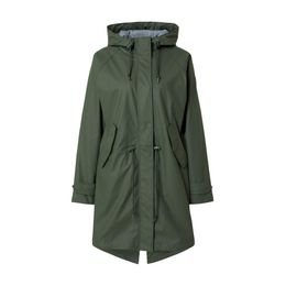 Derbe Funktionsmantel 'Travel Friese' Damen Größe XXXL oliv / rot / weiß