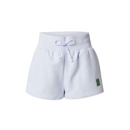 Nike Sportshorts 'PHNX FLC' Damen Größe M hellgrau / petrol / apfel