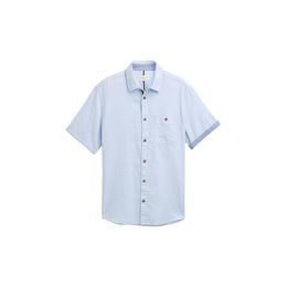 Tom Tailor Button Up Shirt male Blue size XXXL