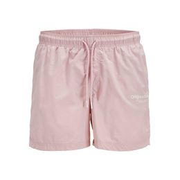 Jack & Jones JACK & JONES Badeshorts 'JPSTNAXOS VESTERBRO' Herren Größe M rosa / offwhite