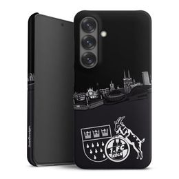 DeinDesign Galaxy S25 Handy Premium Case Smartphone Handyh&uuml;lle Schutzh&uuml;lle matt Skyline Official Licensed Product 1. Fc K&ouml;ln Premium Case