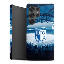 DeinDesign Galaxy S25 Ultra Handy Premium Case Smartphone Handyh&uuml;lle Schutzh&uuml;lle matt Stadium 1. Fcm 1. Fc Magdeburg Premium Case