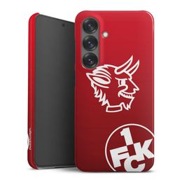 DeinDesign Galaxy S25 Handy Premium Case Smartphone Handyh&uuml;lle Schutzh&uuml;lle gl&auml;nzend Devil Official Licensed Product 1. Fc Kaiserslautern Premium Case