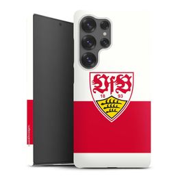 DeinDesign Galaxy S25 Ultra Handy Premium Case Smartphone Handyh&uuml;lle Schutzh&uuml;lle matt Vfb Stuttgart Logo Official Licensed Product Premium Case