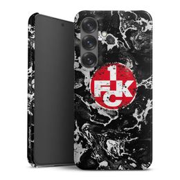 DeinDesign Galaxy S25 Handy Premium Case Smartphone Handyh&uuml;lle Schutzh&uuml;lle gl&auml;nzend Coat Of Arms 1. Fc Kaiserslautern Muster Premium Case