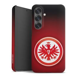 DeinDesign Galaxy S25 Handy Premium Case Smartphone Handyh&uuml;lle Schutzh&uuml;lle matt Official Licensed Product Coat Of Arms Eintracht Frankfurt Premium Case