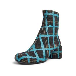Camper Stiefelette 'Niki' Damen Größe 40 sand / cyanblau / anthrazit / bordeaux Winterschuhe